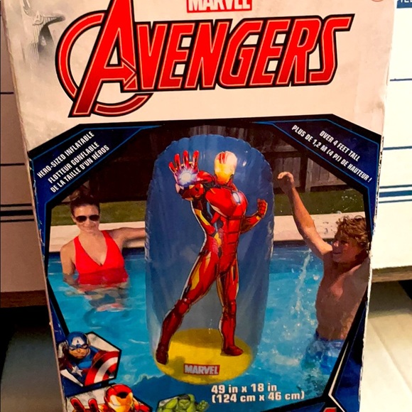 Marvel | Toys | Marvel Avengers Iron Man Pool Bop Toy By Swimways New ...